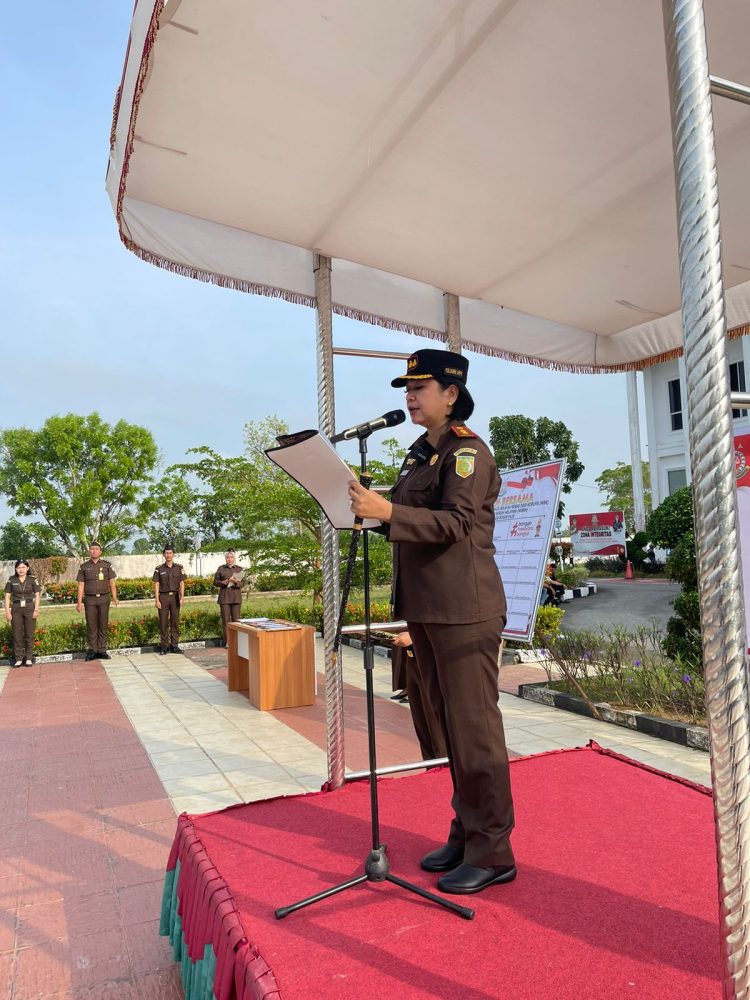 Kajari Rohil Pimpin Apel Pencanangan Pembangunan Zona Integritas Menuju WBK » SumatraTimes